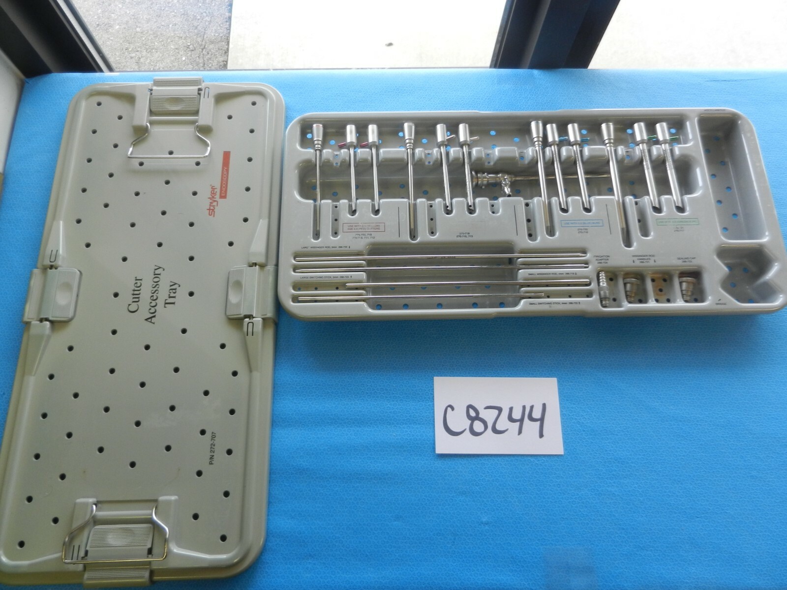 Stryker Surgical Orthopedic Cutter Accessory Instrument Set W/ Case #4 ...