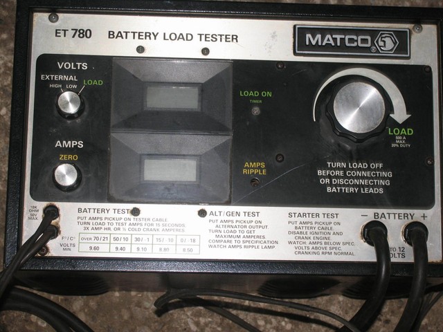 Matco Tools ET780 Battery Load Tester for sale online | eBay
