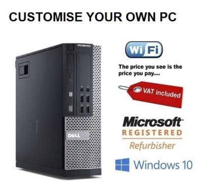 Dell Optiplex ULTRA Fast cheap Desktop Core i7 16GB 2TB 120GB SSD ...
