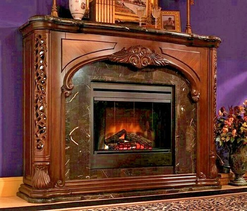 AICO by Michael Amini Excelsior decorative fireplace | eBay