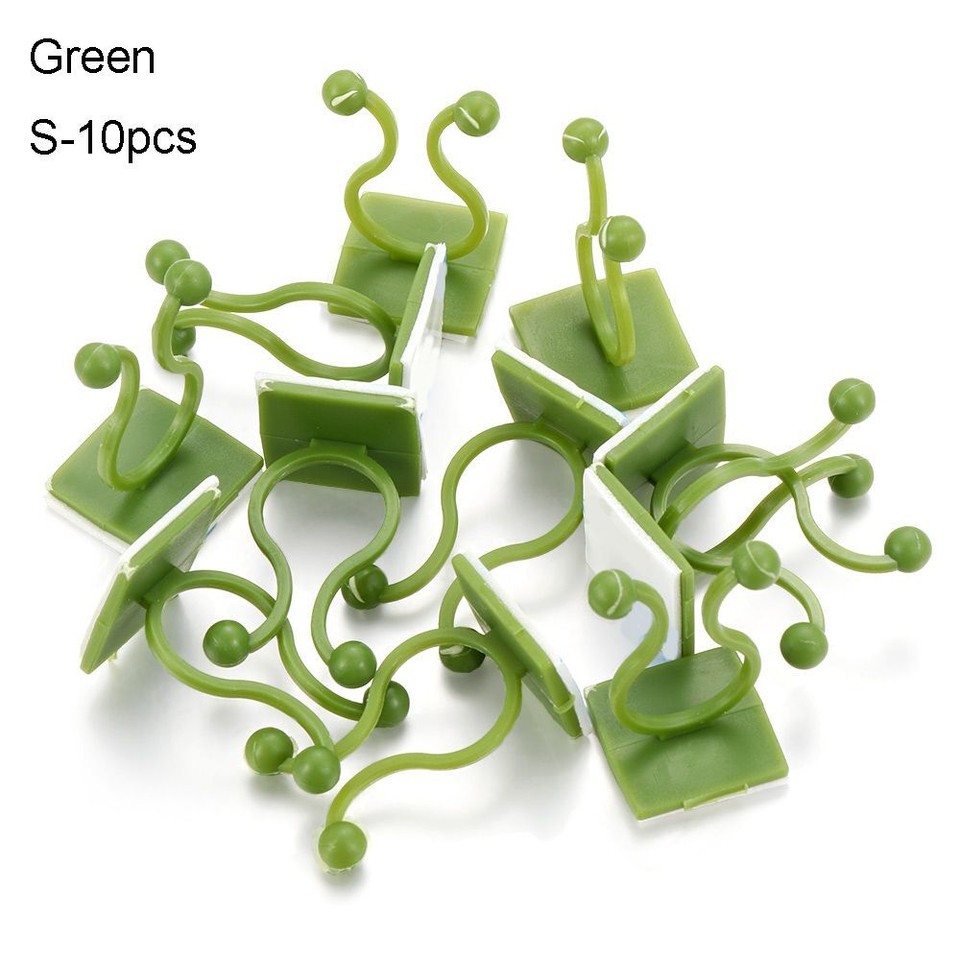 Plants Holder Climbing Rattan Clamp Plant Clip Wall Sticky Hook Wall ...