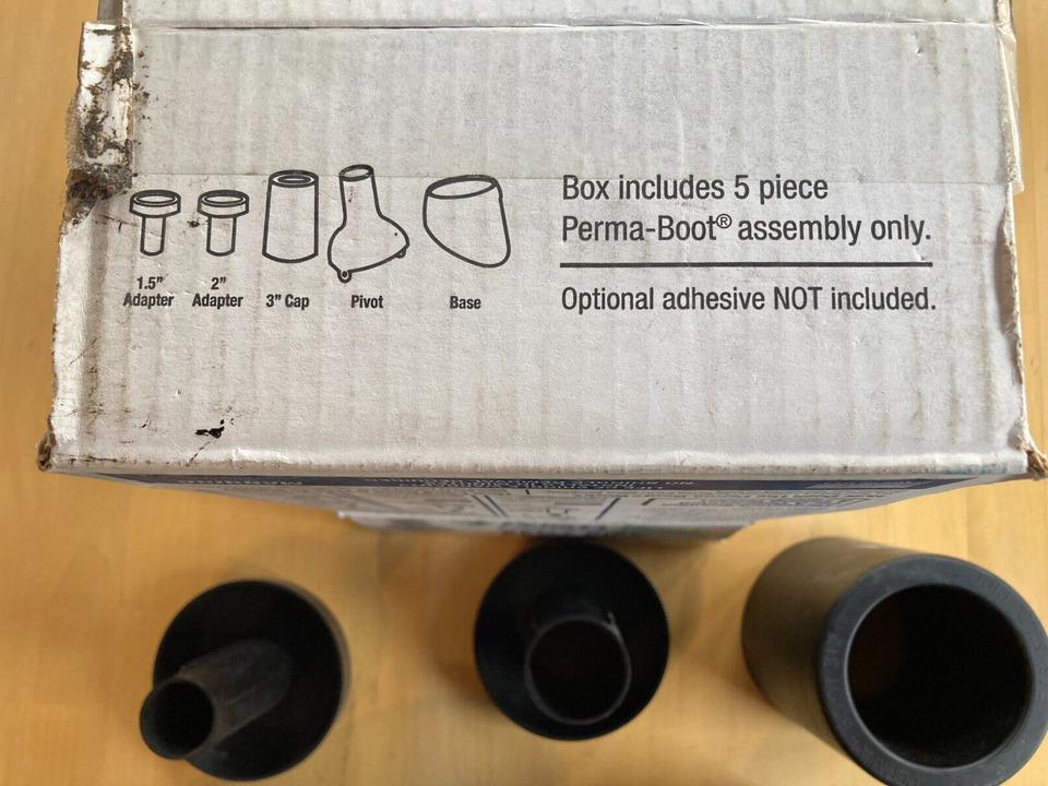 Perma-Boot 312-3N1 High Performance Roof Flashing, Vent Pipe Repair, 1. ...