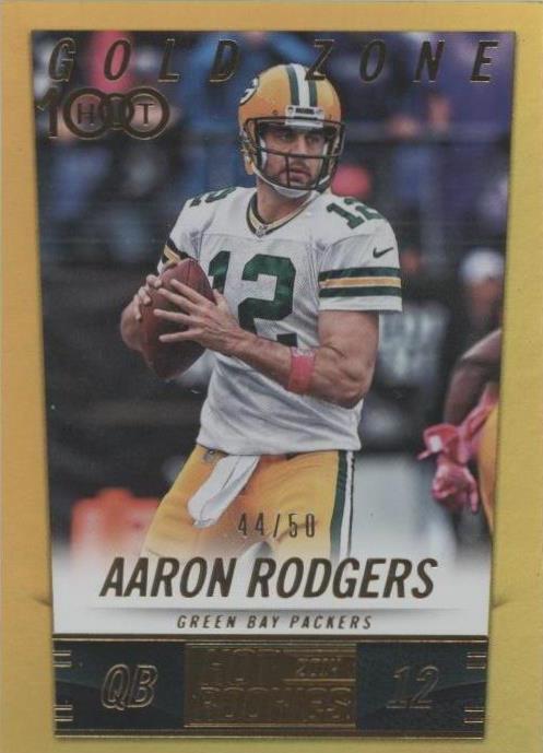2014 Panini Hot Rookies - Aaron Rodgers #236 Gold Zone /50 for sale ...