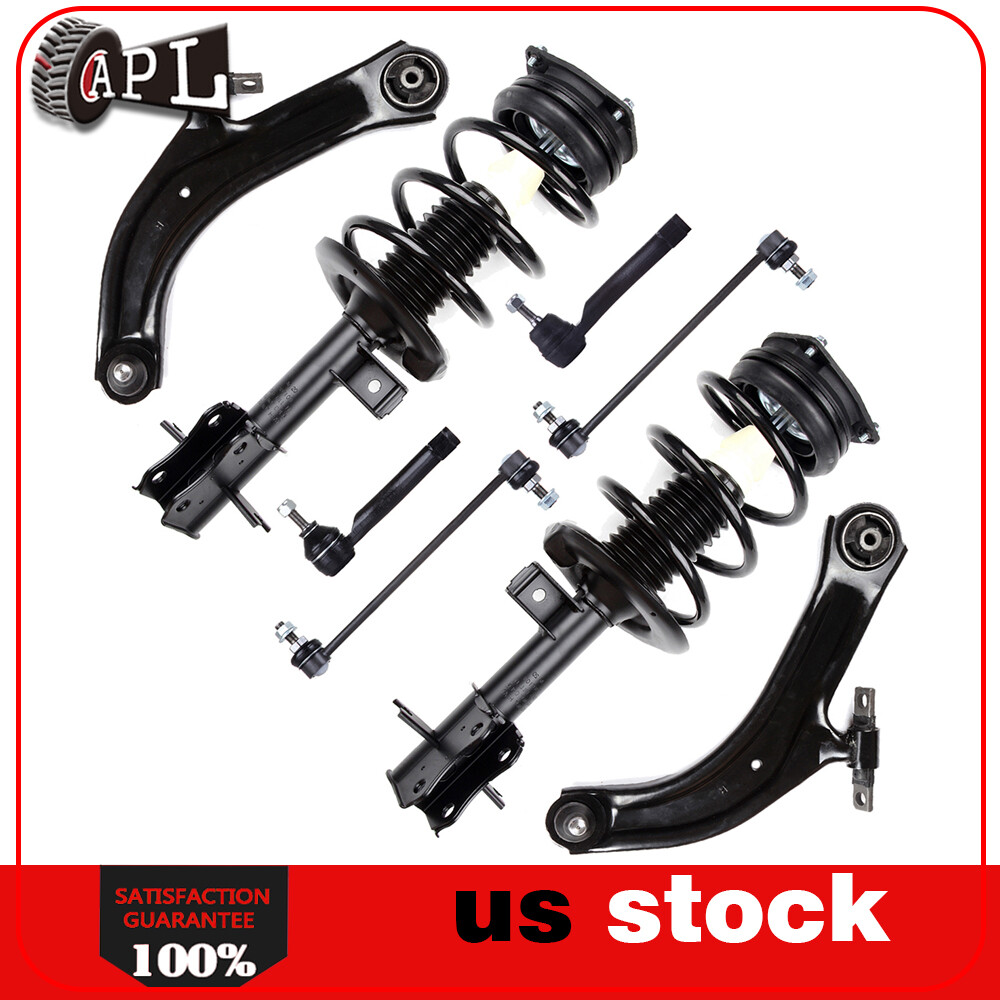 Front Complete Struts Shocks Suspension Set For 2007-2012 Nissan Sentra ...