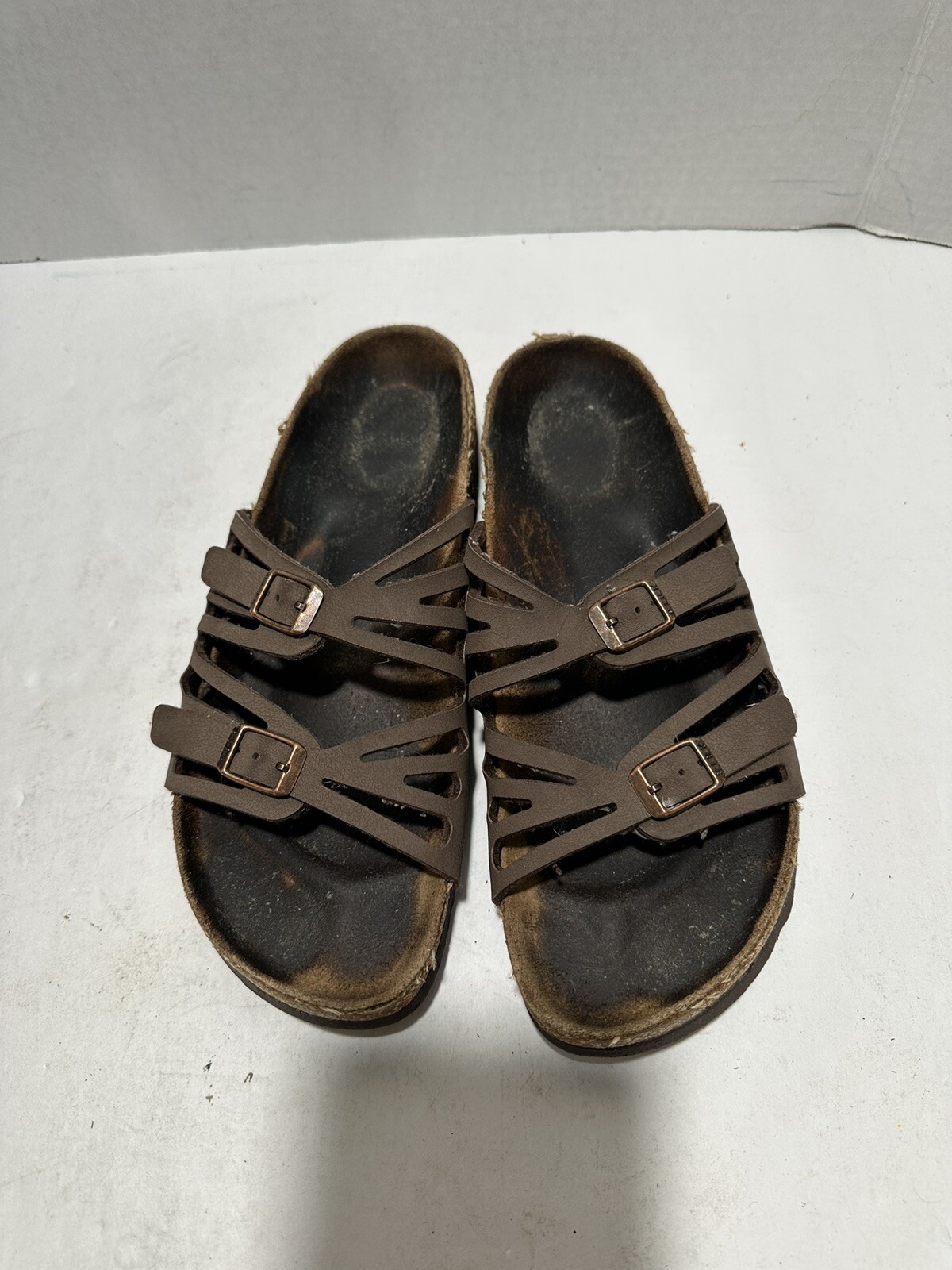 Birkenstock Women’s 260 Granada Slide Sandals Brown S… - Gem