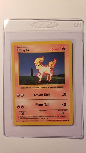 Ponyta Shadowless | Pokémon TCG Base Set | Excellent Condition [FREE ...