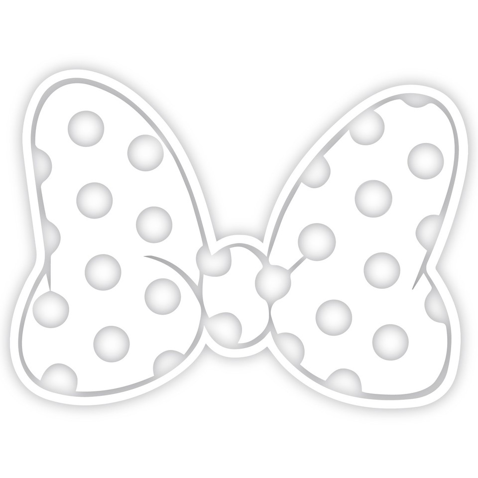 Minnie Mouse Polka Dot Bow 4" Disney Decal Sticker Vinyl Walt Land ...