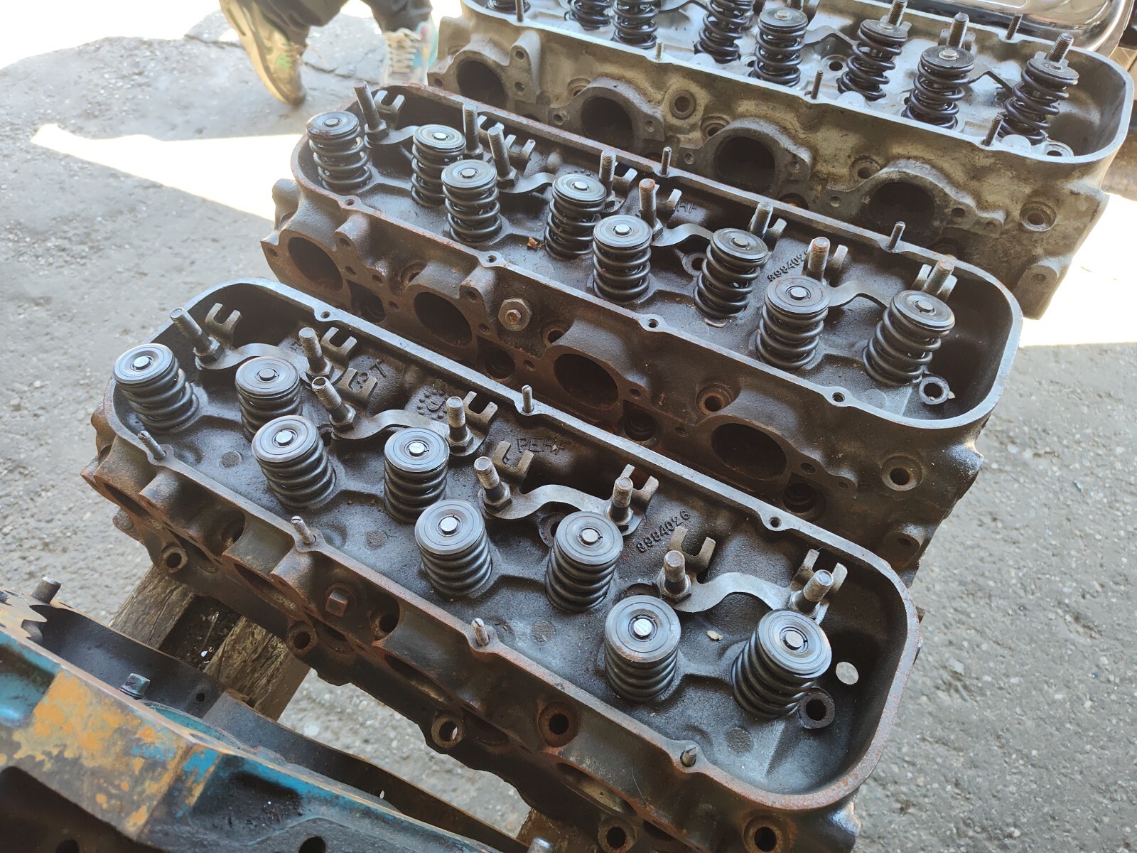1971 CHEVY CHEVELLE 454 BIG BLOCK LS6 CYLINDER HEADS 3994026 | eBay
