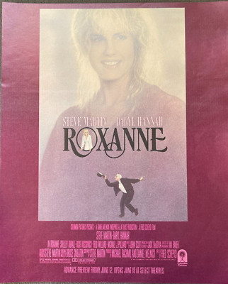 Roxanne 80's Movie Film Steve Martin Daryle Hannah Vintage Print Ad ...