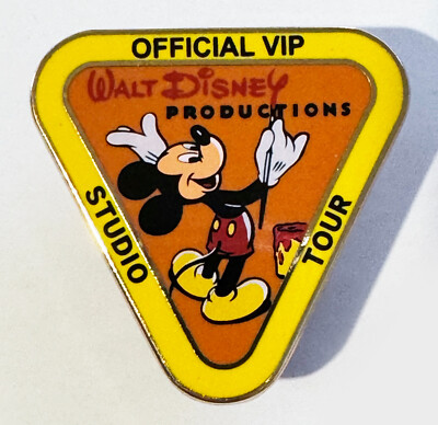 Walt Disney Productions Official VIP Studio Tour Pin Mickey Mouse | eBay