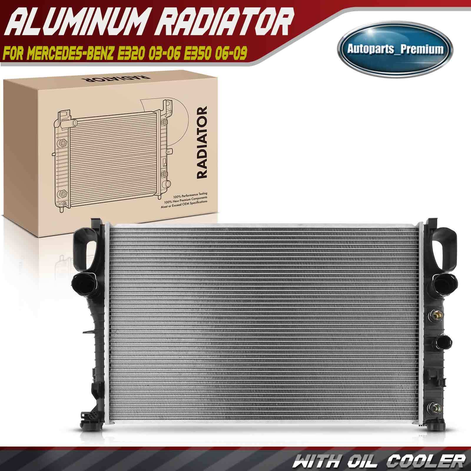 Radiator with Oil Cooler for Mercedes-Benz W221 E320 03-05 E350 06-09 ...