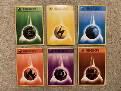 Pokemon Japanese Base Set Energy Bundle Job Lot Pocket Monster Pokémon ...