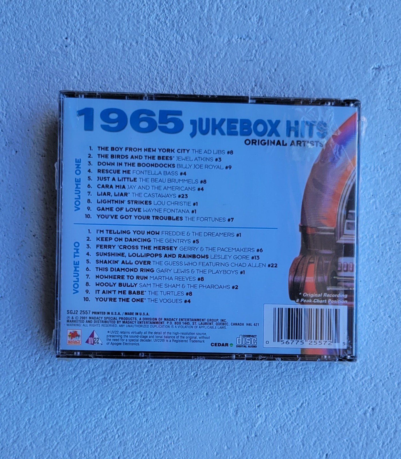 Jukebox Hits 1965 [Madacy] by Various Artists (CD, May-2002, 2 Discs ...
