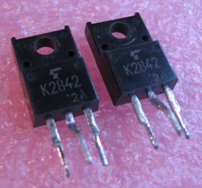 2SK2842 K2842 Toshiba N-Channel MOSFET Silicon Transistor - Used Pulls ...