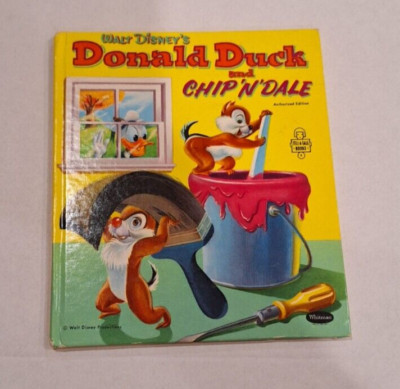 Walt Disney's DONALD DUCK and Chip 'N' Dale 1954 Whitman Tell-A-Tale ...