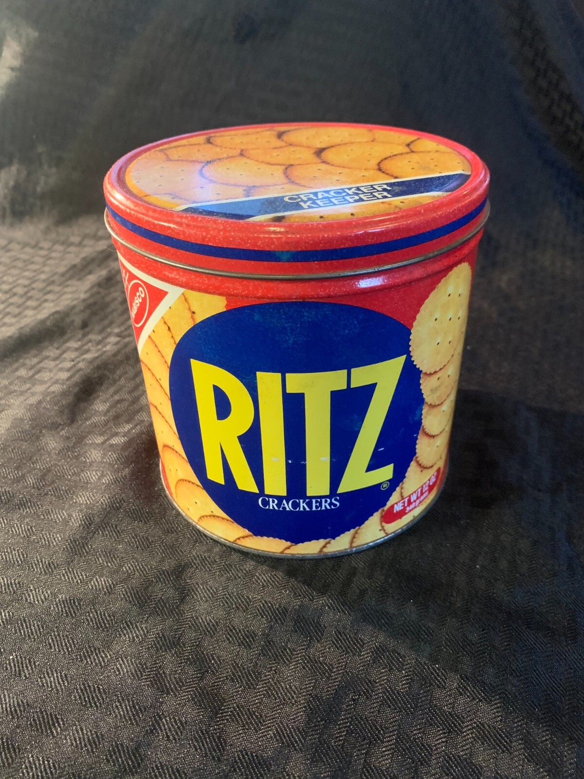 Vintage Nabisco Ritz Cracker Keeper collectible Tin 1982 - 12 oz | eBay