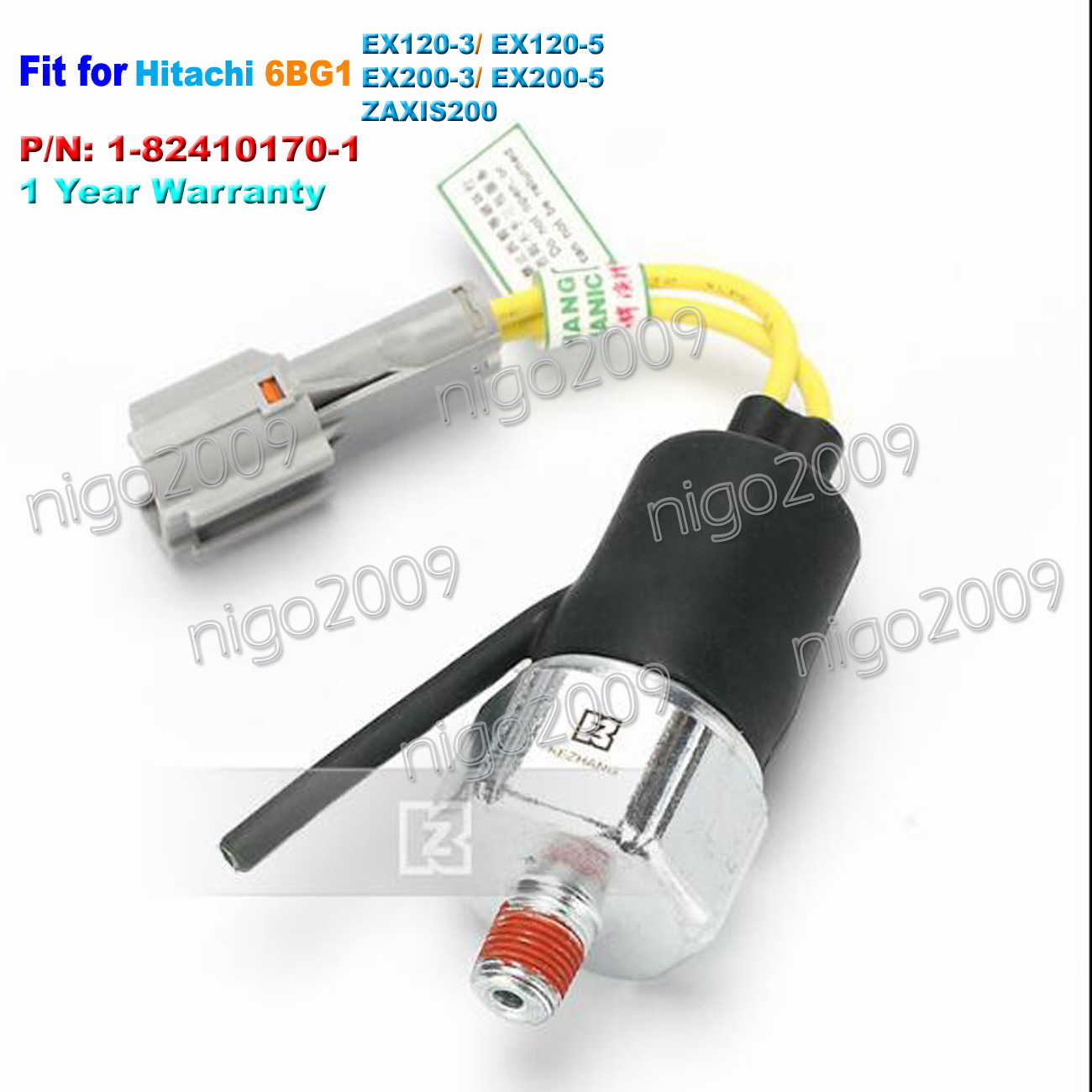 Fit for Hitachi 6BG1 EX120-3 EX120-5 EX200-3 EX200-5 Oil Sensor 1 ...