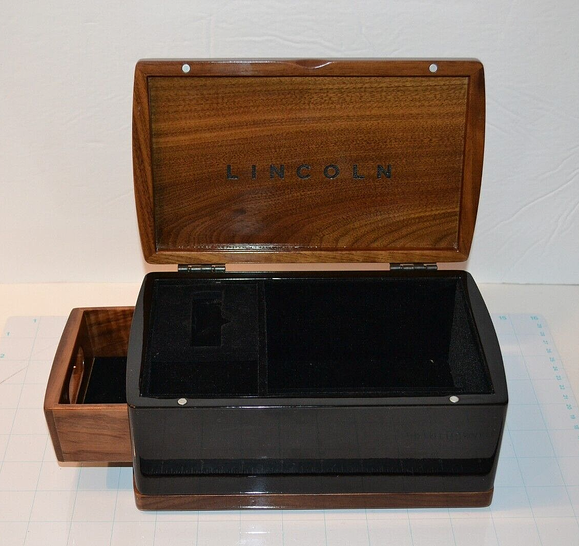 Lincoln Continental Limited Edition Black Walnut Jewelry Box Promotion ...