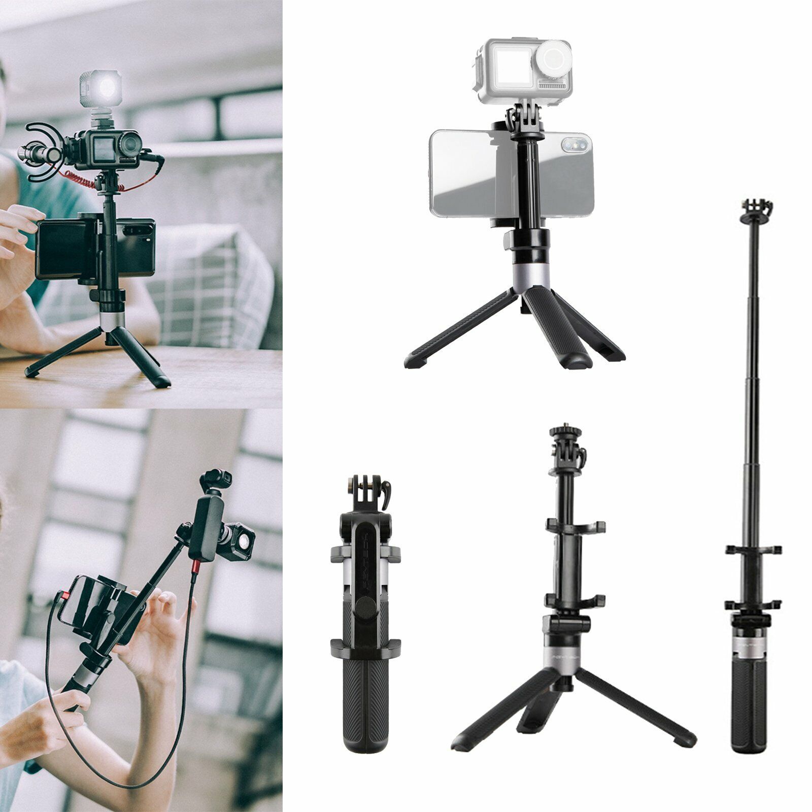 PGYTECH Extension Pole Tripod Selfie Stick For Insta360 One X / DJI ...