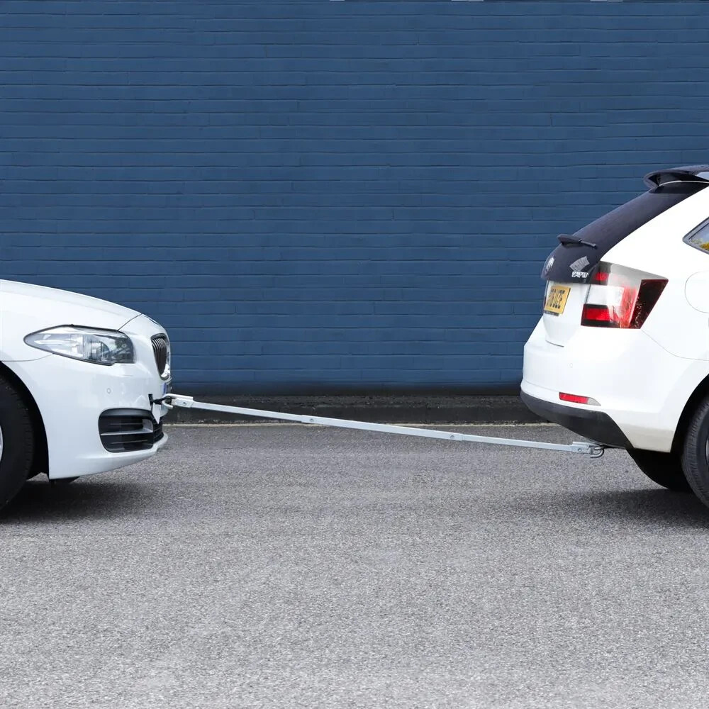 2 Tonne Steel Tow Bar Snap On/Off Rigid Towing Bar 2000kg | eBay UK