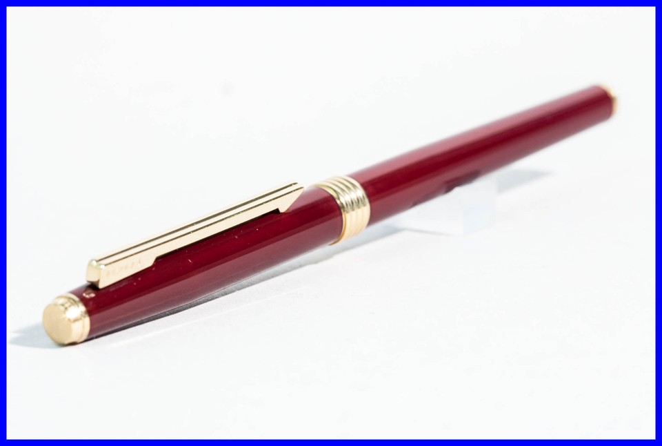 Caran d'Ache 585 Montblanc F wing nib Dark Red China Lacquer CHRISTIAN ...