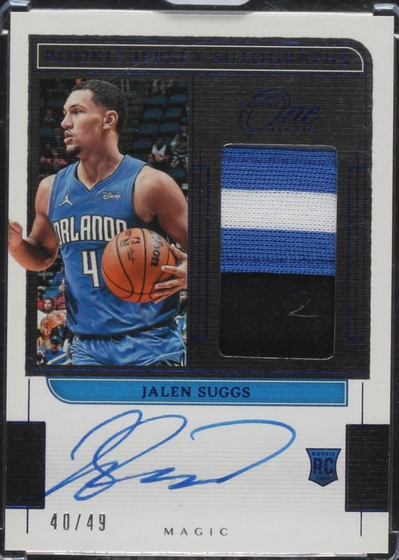 2021-22 Panini One and One - Rookie Jersey Autographs Jalen Suggs #RJ ...