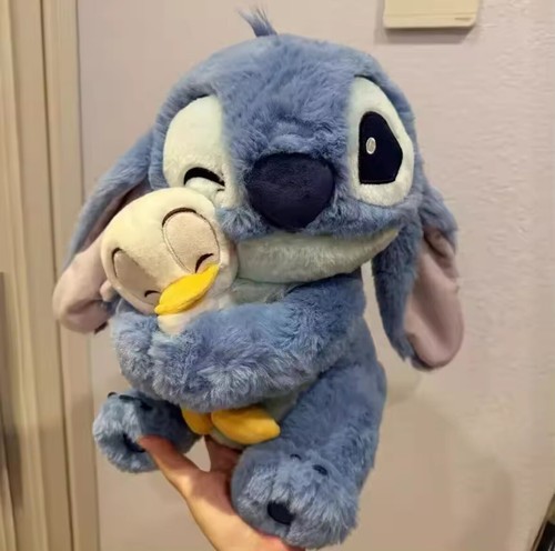 Disney Lilo & Stitch Plush Stitch & Duck Stuffed Toy 12" Fluffy Toy | eBay