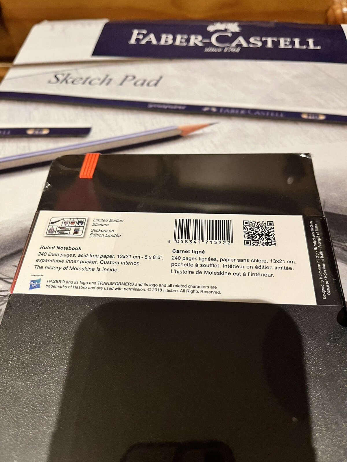 Moleskine Limited Edition Notebook Transformers Large Ruled Optimus ...