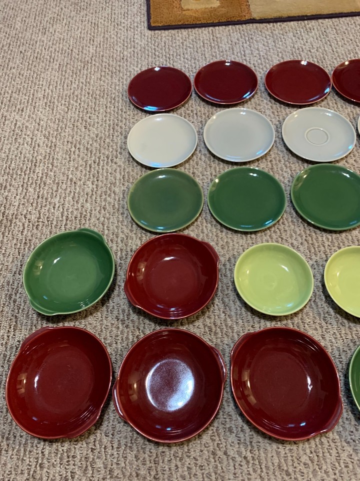 36 lot Vintage Universal Oven Proof Ballerina Union Made USA plates ...