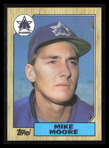Mike Moore 1987 Topps #727 Seattle Mariners | eBay