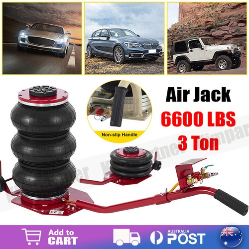 6600 LBS Triple Bag Air Lift Jack Pneumatic Vehicle Car Lifting ...
