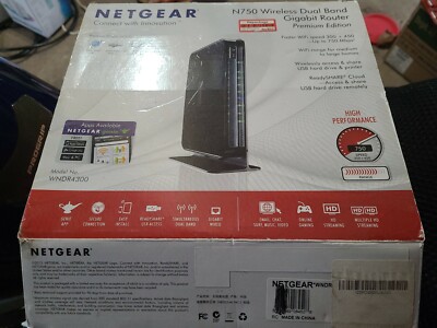 Netgear n750 wndr4300 dual Band | eBay