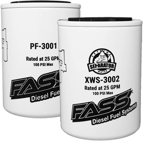 FASS Titanium Series Fuel Filter Package XWS-3002 / PF-3001, New With ...