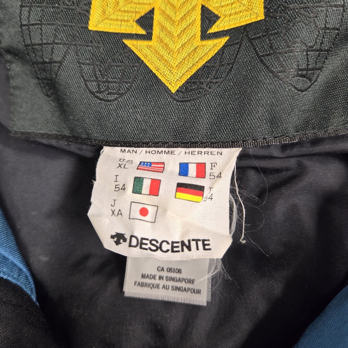 Vtg 1980s Descente Ski Puffer Jacket XL Colorblock Gorpcore Vtg 1980s Descente Ski Puffer Jacket XL Colorblock Gorpcore
