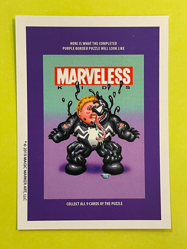 Bernice Stake 8b Sticker Card 2019 Marveless Kids Marvel GPK Parody ...