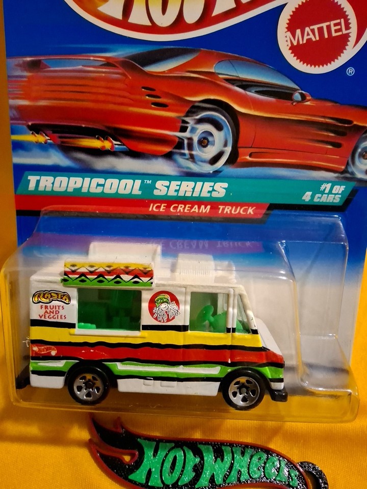 HOT WHEELS TROPICOOL SERIES ICE CREAM TRUCK # 693 🔥P | eBay