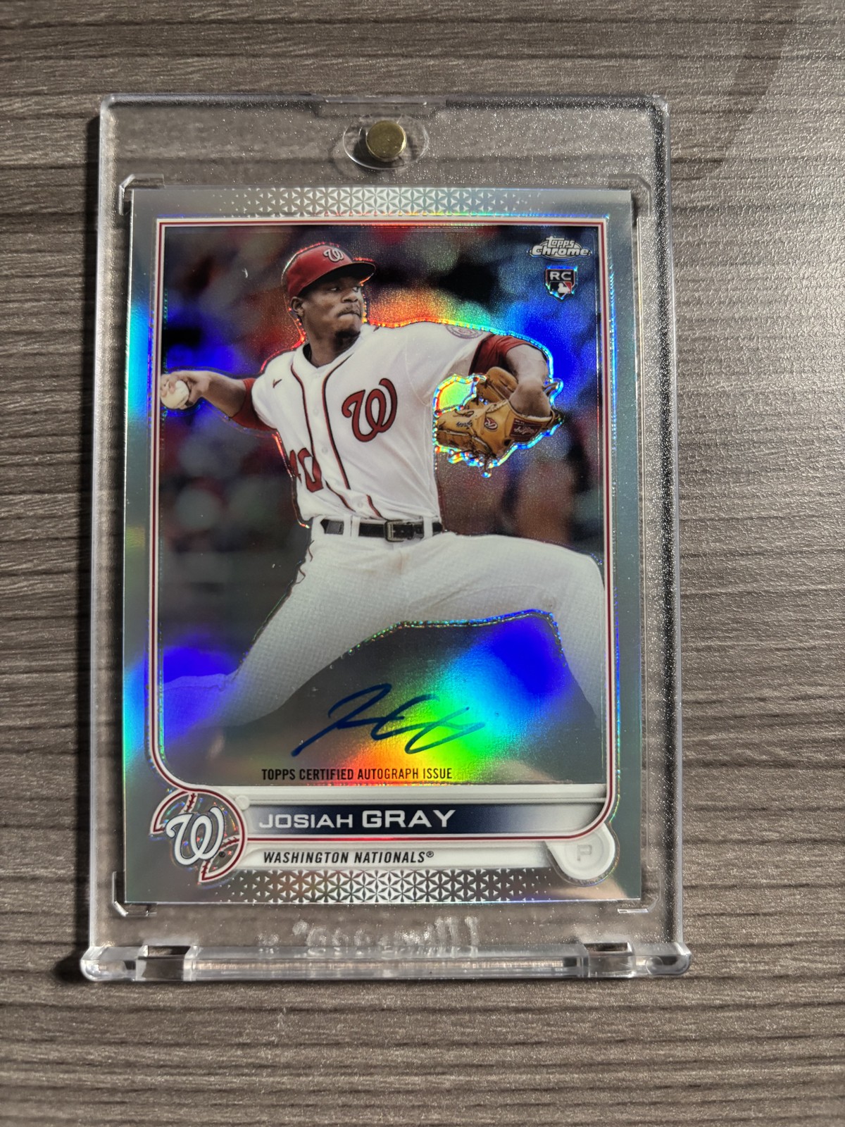 2022 Topps Chrome - Rookie Autographs Josiah Gray #RA-JG Refractor /499 ...