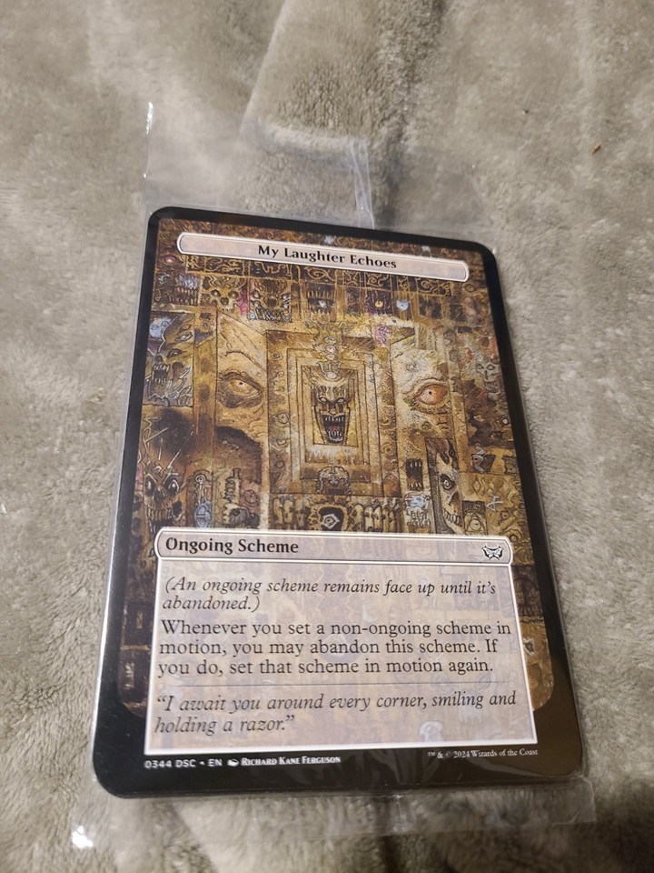 MTG Magic 40 Scheme Card Set Archenemy Duskmourn Commander Sealed Brand ...