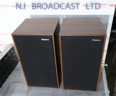 Matched pair Rogers ls6a speakers (original) 8ohm 200 watt speakers ...