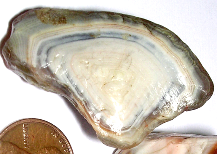 Lake Superior Agate Agates 'SUN BLEACHED PAIR' Minnesota Rough Lapidary ...