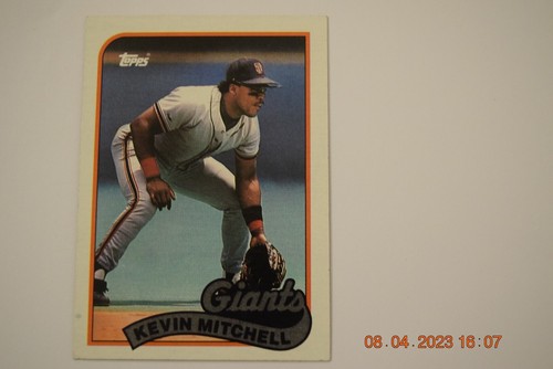 1989 Topps Kevin Mitchell San Francisco Giants # 189 | eBay