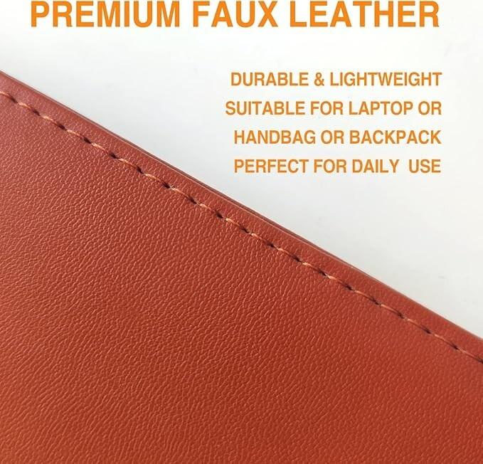 (Brown) Leather Portfolio Folder Padfolio Business Padfolio Organizer ...