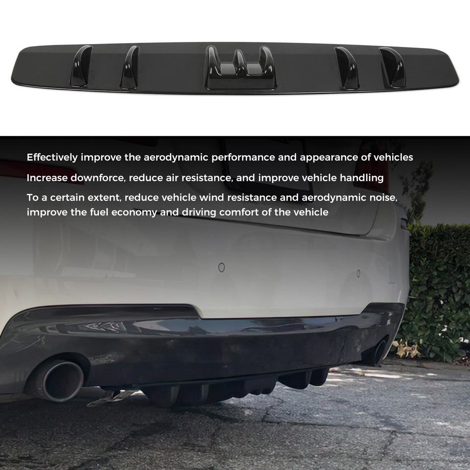 For Mercedes-Benz S550 AMG S65 S-Class Rear Bumper Diffuser Spoiler ...