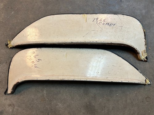 1965 MERCURY COMET Fender Skirts Flush Mount COM 65 COMET STEEL PAIR ...