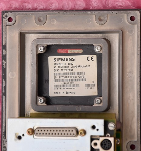 Siemens Sinumerik / 6FC5103-0AE01-0AA1 / 840C/CE Keyboard Interface AC ...