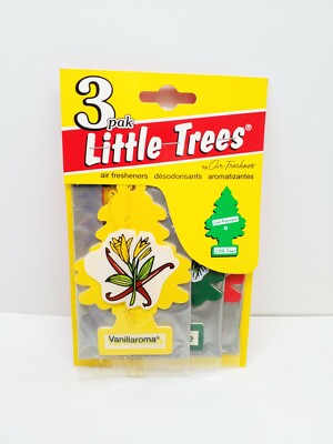 U3P-30000 Car Freshner Little Trees 3 Pak Vanillaroma Royal Pine ...
