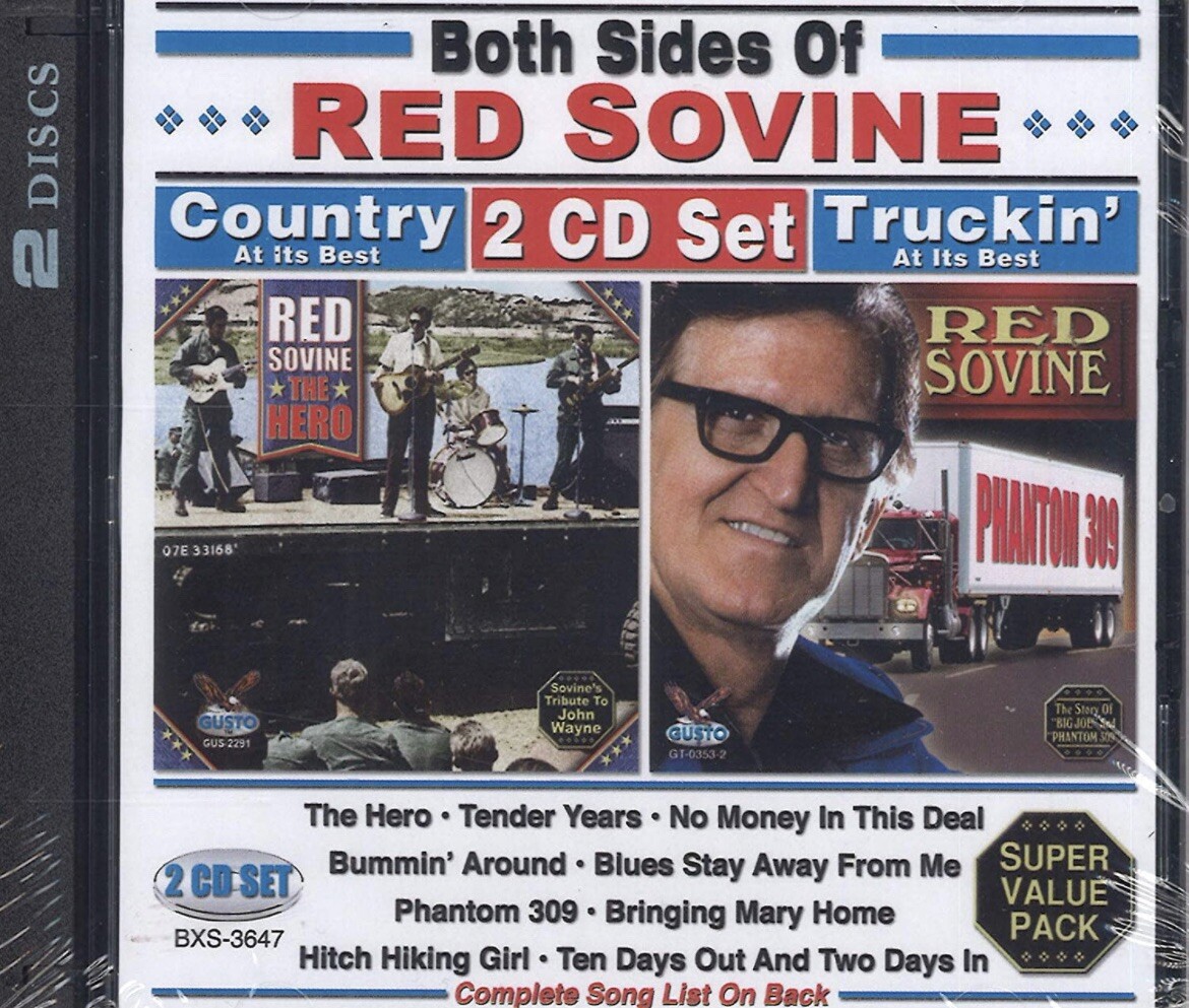 RED SOVINE CD New Sealed! Teddy Bear/ Phantom 309/ Country at Its Best ...