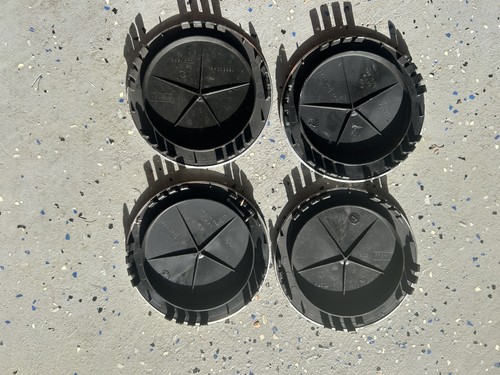 4P CHEVY GMC 15" Smooth Aluminum 5 Lug Wheel Center Hub Caps Hubs Rim ...