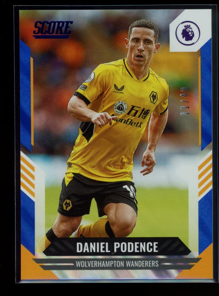 Daniel Podence 2021 Score Premier League #89 Purple Lava /15 Price ...