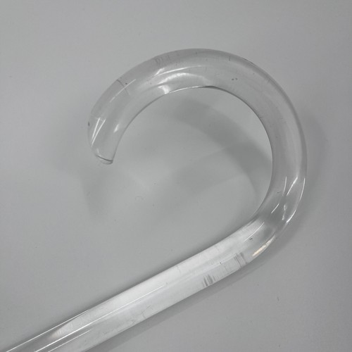 VINTAGE CRYSTAL CLEAR LUCITE WALKING CANE 36” | eBay